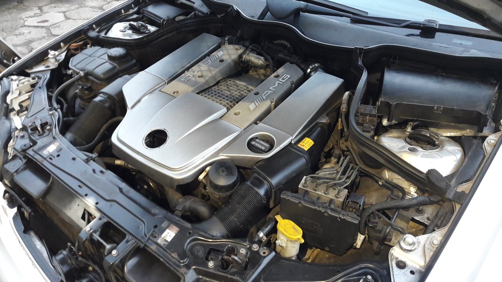 SILNIK MERCEDES W203 AMG C32 KOMPRESSOR KPL M112 - 7315031909 ...