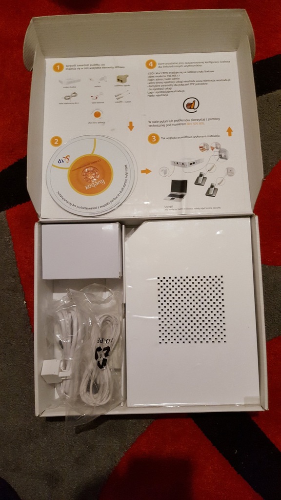 ROUTER MODEM LIVEBOX 2.0 ZTE - NOWY KOMPLETNY - 7093203931 - oficjalne ...