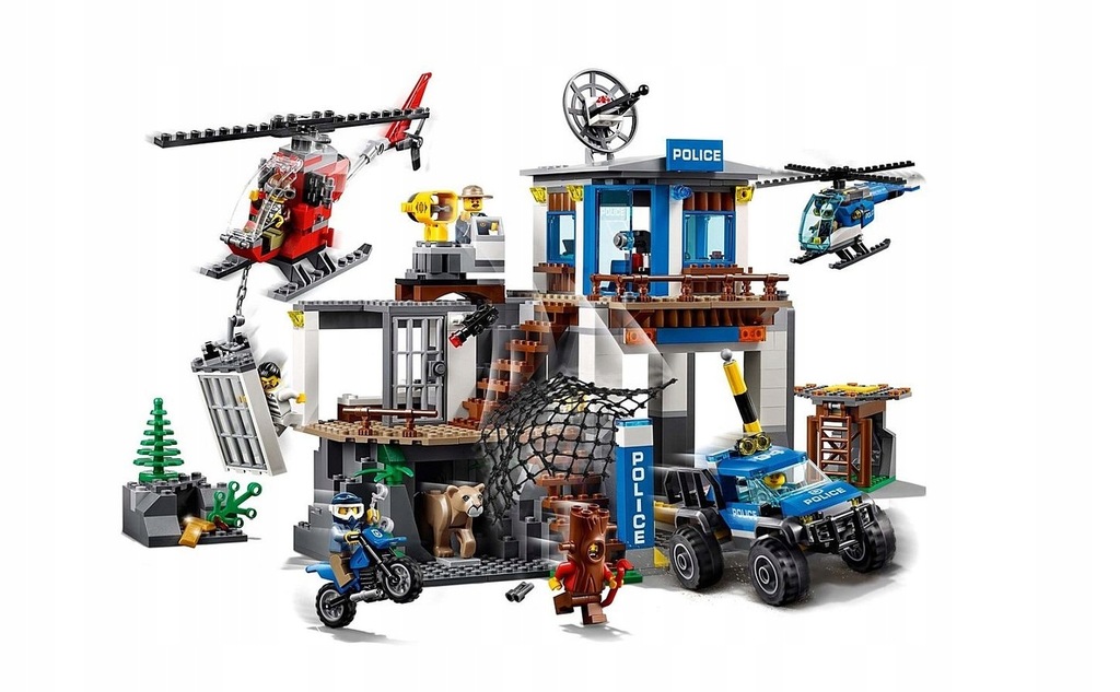 LEGO CITY 60174 POLICJA GÓRSKA POSTERUNEK +HARIBO - 7663154549 ...