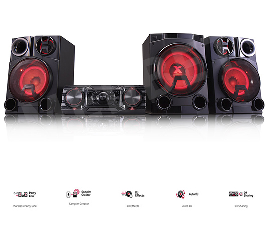 LG CM8460 2750W LED DJ 2xUSB CD MP3 BT KARAOKE FM - 7705757047 ...