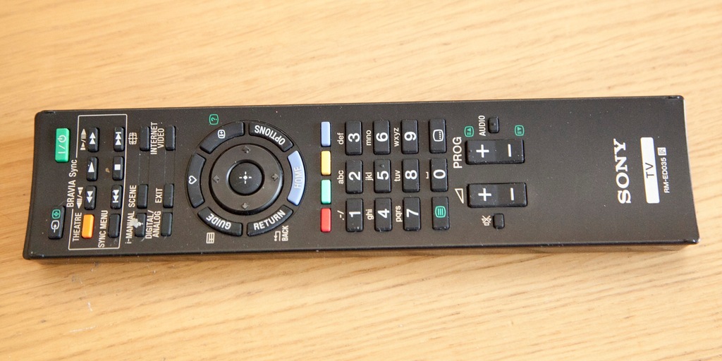 PILOT SONY TV RM-ED035 ORYGINAŁ TV LED BRAVIA - 7436777292 - oficjalne ...