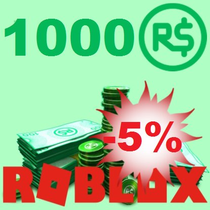 (-5%) ROBUX - 1000 - ROBLOX - 7182082577 - oficjalne archiwum Allegro