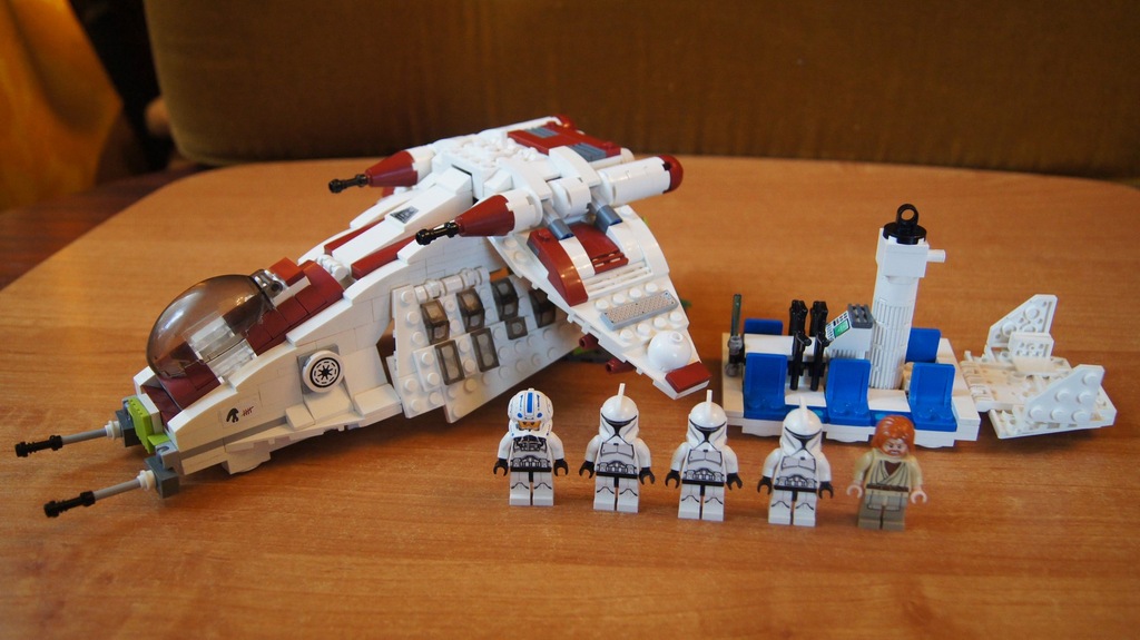 Lego Star Wars Republic Gunship MOC 75021 7676 - 7345243126 - oficjalne ...