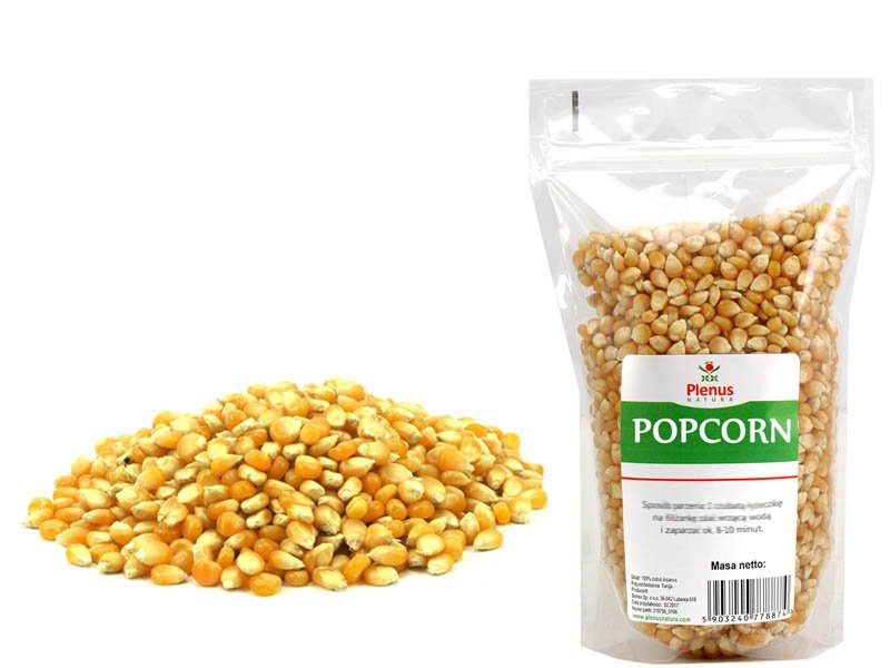 Popcorn ziarno do prażenia popkorn kukurydza 5kg - 7413294200 ...