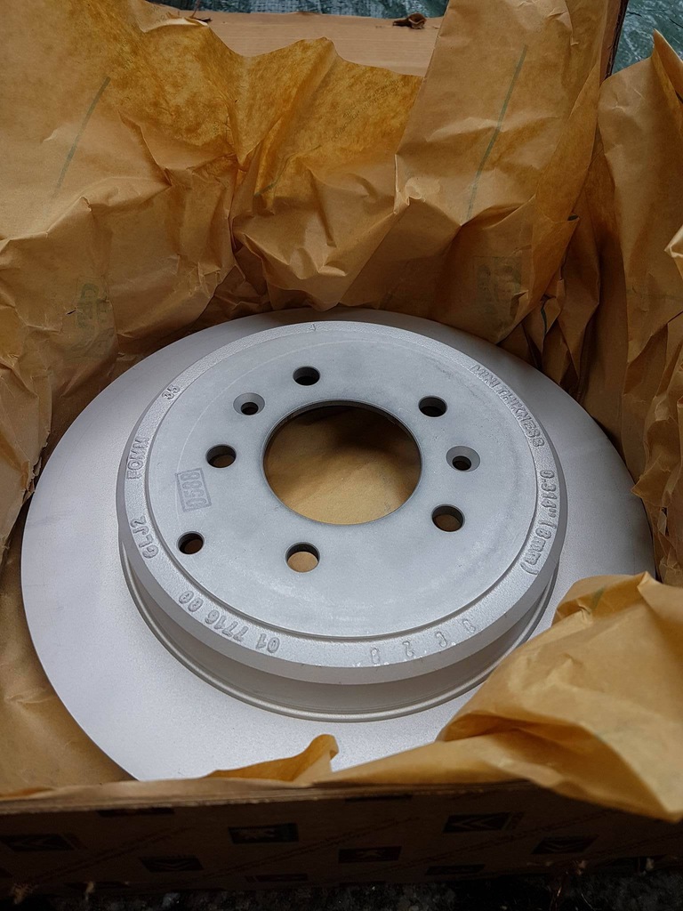 ORYGINALNE TARCZE PEUGEOT 607 TYŁ 290MM OE WAWA - 6897923070 ...