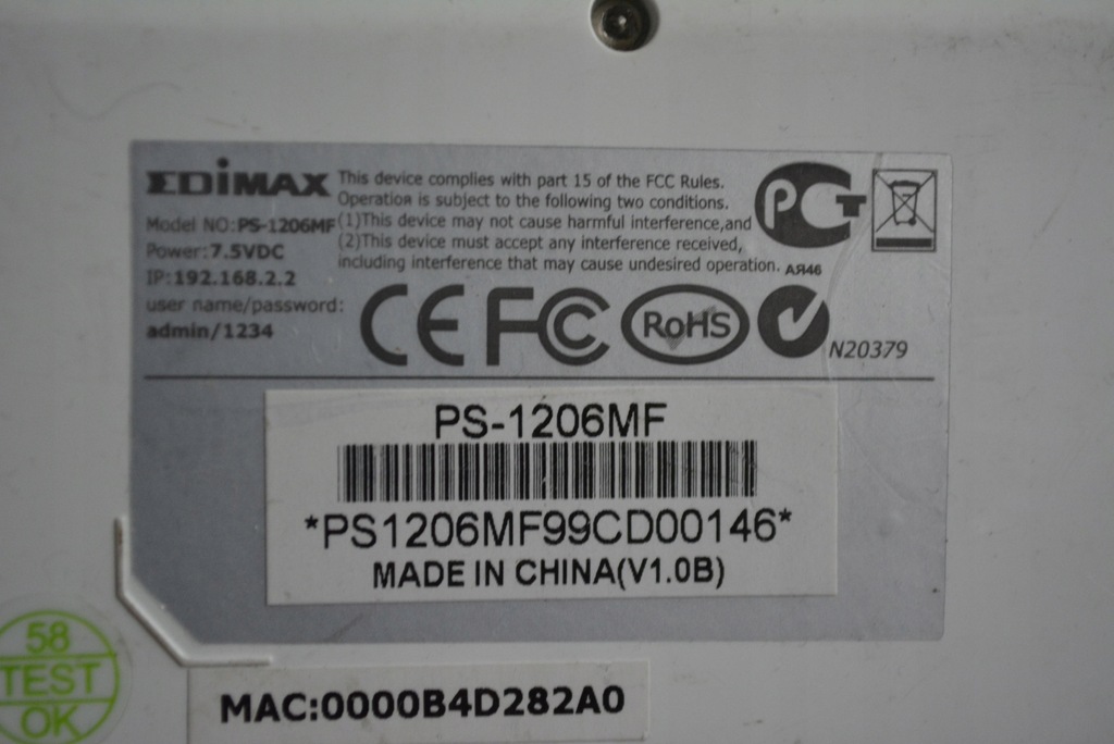 Print Server EDIMAX PS-1206MF USB LAN serwer druku - 7738123249 ... Print Server EDIMAX PS-1206MF USB LAN serwer druku - 7738123249 ...