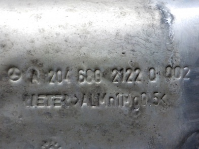 MERCEDES W207 350 CDI OSŁONA TERMICZNA 2046802122 - 6886876645 ...