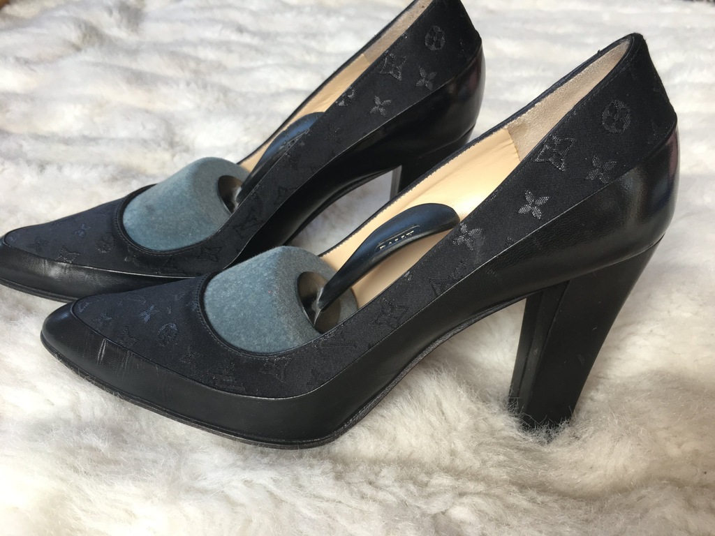 Louis Vuitton czolenka pantofle buty damskie 37,5 - 7092738356 - oficjalne archiwum Allegro