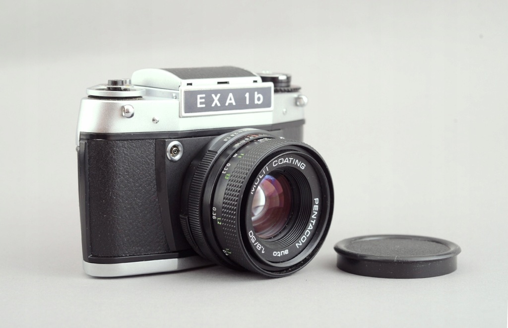 APARAT FOTO EXA 1b + FUTERAŁ PENTACON 1,8/50 FILM - 7636814709 ...