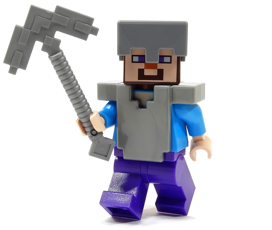 LEGO FIGURKA STEVE ZBROJA HEŁM 21131 MINECRAFT - 7152553654 - oficjalne ...