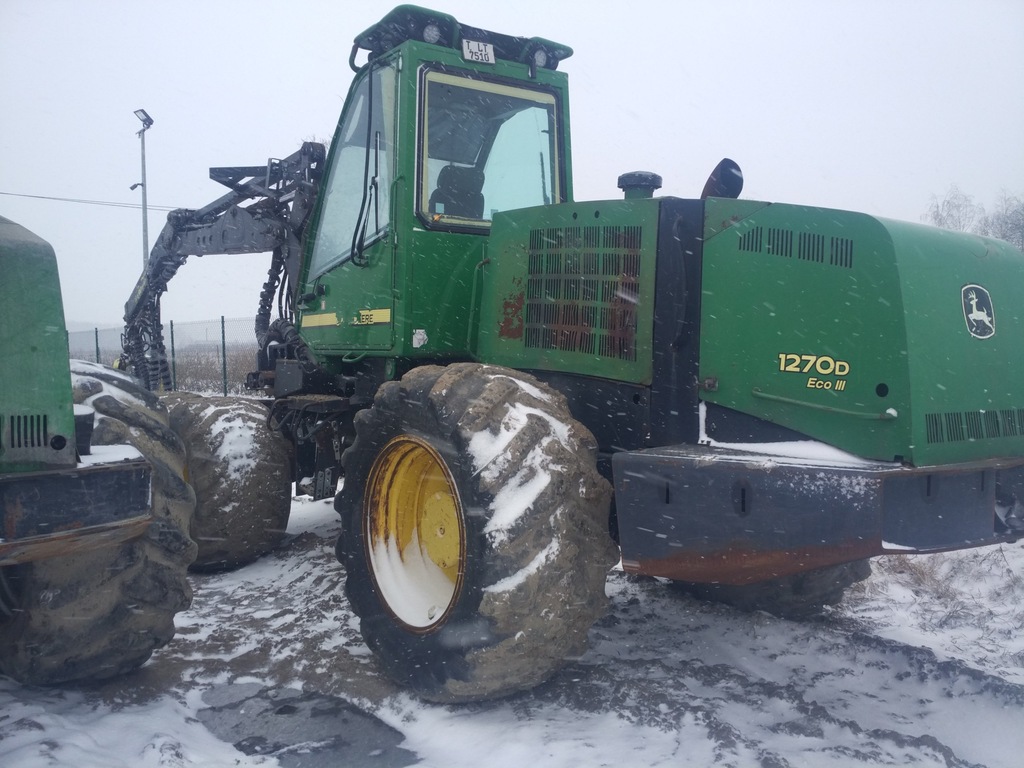 Harwester John Deere 1270D 2007, Timberjack - 7263265466 - oficjalne ...