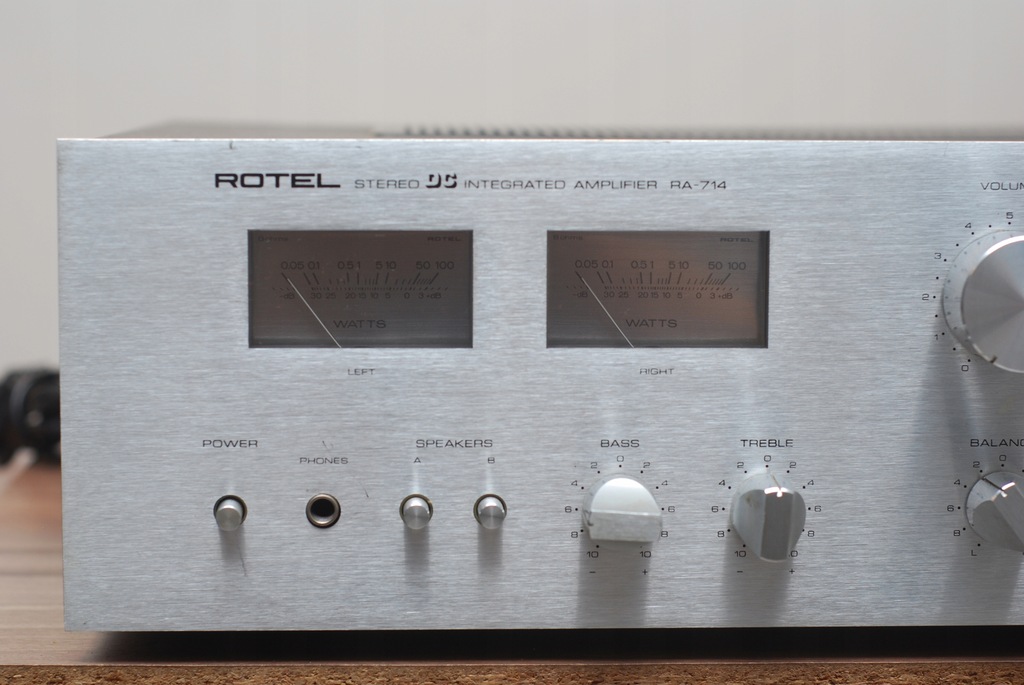 WZMACNIACZ STEREO ROTEL RA-714 / UNIKAT / TOP - 7699872234 - oficjalne ...