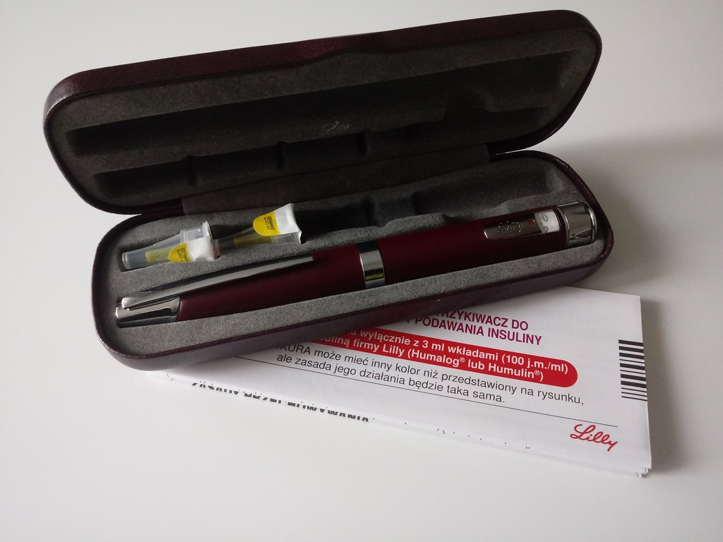 Pen wstrzykiwacz do insuliny Lilly HumaPen Luxura - 7228195279 ...