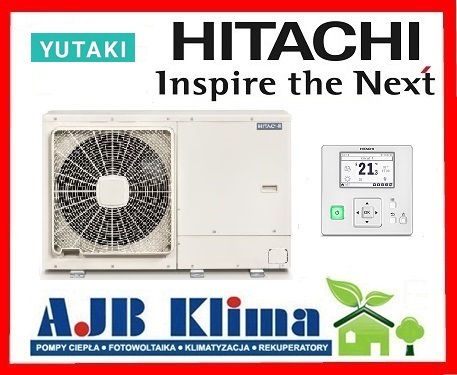 pompa ciepła HITACHI YUTAKI M 7,5 kW , monoblok - 7387588800 - oficjalne archiwum Allegro