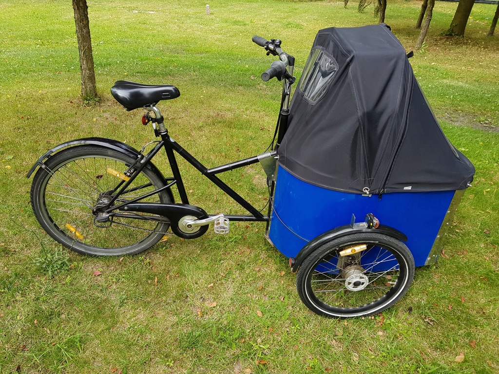 NIHOLA Riksza rowerowa towarowo - dziecięca ! - 7444947608 - oficjalne ...