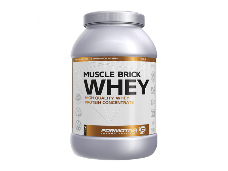 FORMOTIVA MUSCLE BRICK WHEY 2100g BIAŁKO WPC MASA - 6762941565 - oficjalne archiwum Allegro