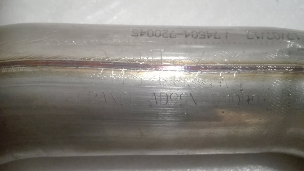 Rura wydechu Volvo nr OE 31452663 nowa Warszawa - 7048538668 ...