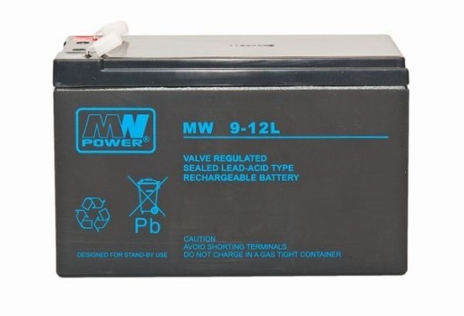 Akumulator MWPower MWH 9-12L 9Ah 12V RBC17 - Sklep, Opinie, Cena w Allegro