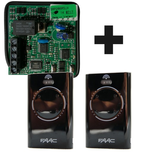 Radio FAAC RP2 868 SLH + 2 piloty FAAC XT4 868 SLH • Cena, Opinie • Napędy 7476990401 • Allegro