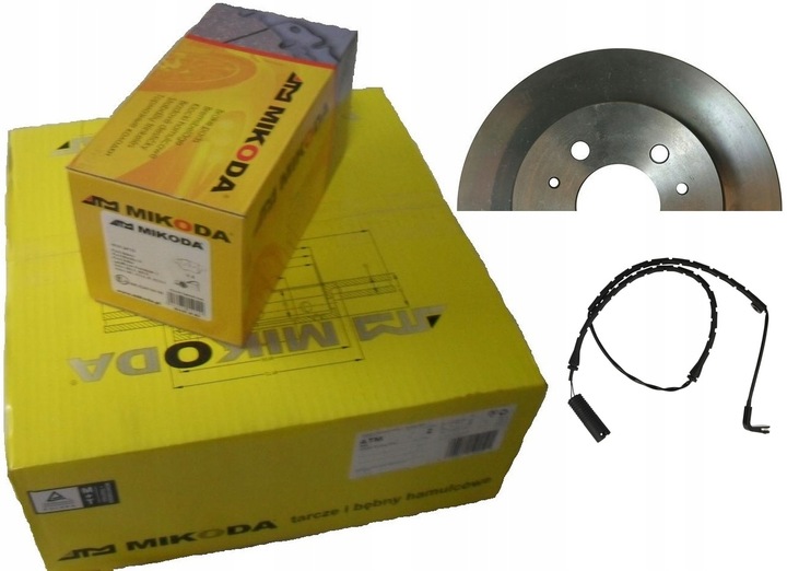 0453 0453Z+70428+526131 DISCS MIKODA 0453 PADS SENSOR BMW X3 E83 FRONT